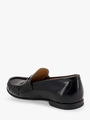 Fendi Leather Scrunch Loafers