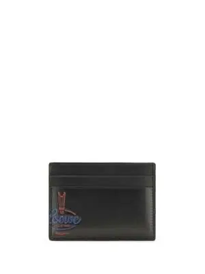 Loewe Glossy Calfskin Card Holder - Black