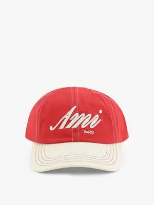 AMI Paris Cotton Hat - Multicolor