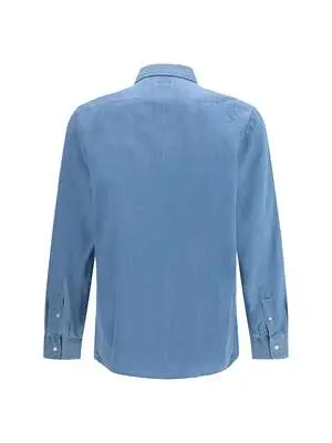 Brunello Cucinelli Cotton Denim Shirt - Blue