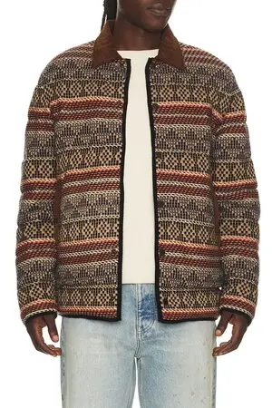 Guest In Residence Western Industry Jacket In Multicolor - Carmine Combo