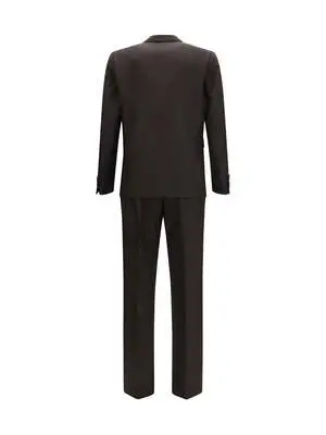 Dries Van Noten Chevron Wool Suit