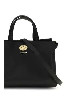 Burberry Mini Cotswolds Check Top Handle Bag