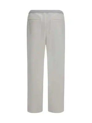Brunello Cucinelli Cotton Pants With Drawstring Waistband