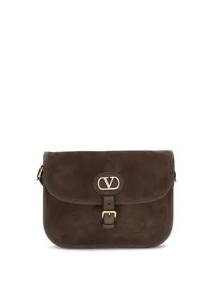 Valentino Garavani Antibes Suede Shoulder Bag - Brown