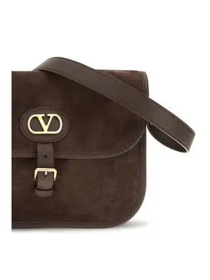 Valentino Garavani Antibes Suede Shoulder Bag