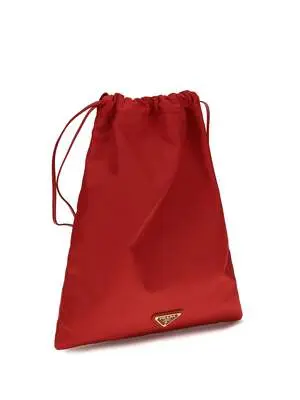Prada Wish Re-nylon Clutch - Red