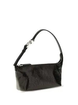 Fendi Small Vanity Leather Pouch - Black