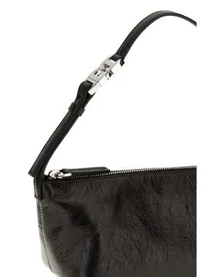 Fendi Small Vanity Leather Pouch - Black