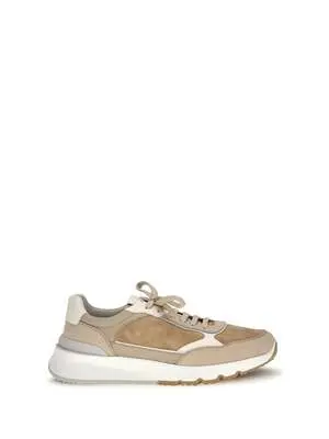 Brunello Cucinelli Leather Lace-up Sneakers