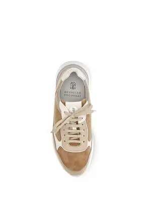 Brunello Cucinelli Leather Lace-up Sneakers