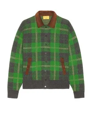 Guest In Residence Tartan Bomber