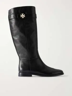 Tory Burch Fellini Leather Knee High Boots