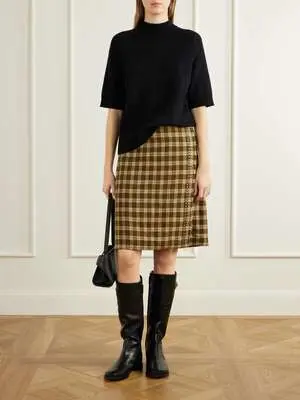 Tory Burch Fellini Leather Knee High Boots