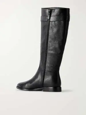 Tory Burch Fellini Leather Knee High Boots