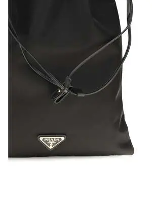 Prada Wish Re-nylon Clutch - Black