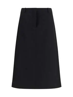 Fendi Grain De Poudre Skirt - Black