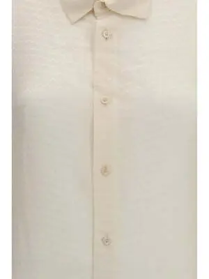 Fendi Jacquard Silk Shirt