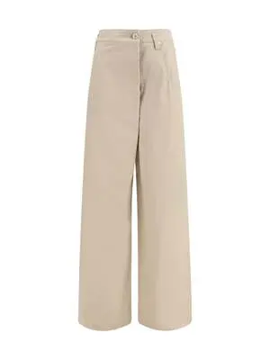 Brunello Cucinelli Cotton Loose Wrap Pants With Monili