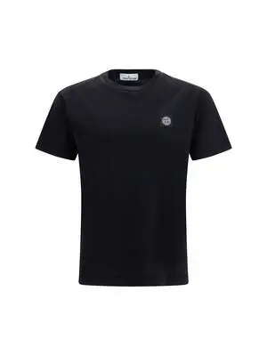 Stone Island Logo Patch T-shirt - Black