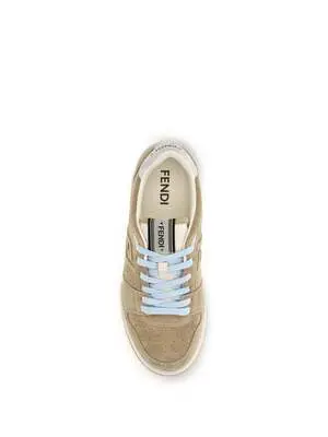 Fendi Match Suede Sneakers