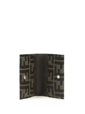 Fendi Ff Jacquard Card Holder