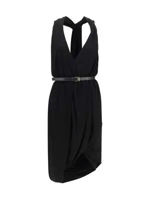 Loewe Draped Viscose Dress