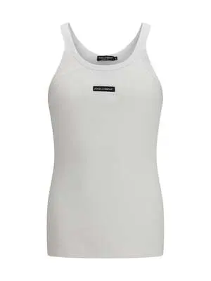 Dolce & Gabbana Cotton Printed Tank Top