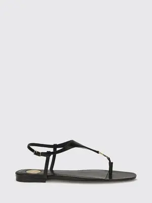 Saint Laurent Calf Leather Heeled Sandal