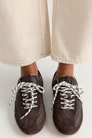 ALOHAS Tb.25 Sneakers With Nylon And Suede Details - Brown