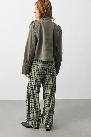 Free People Lizzy Low-rise Balloon Pants - Army Combo