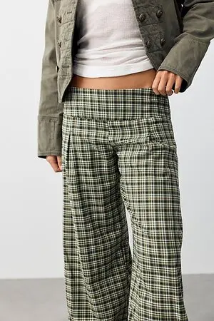 Free People Lizzy Low-rise Balloon Pants - Army Combo