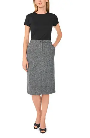 Halogen Easy Midi Pencil Skirt
