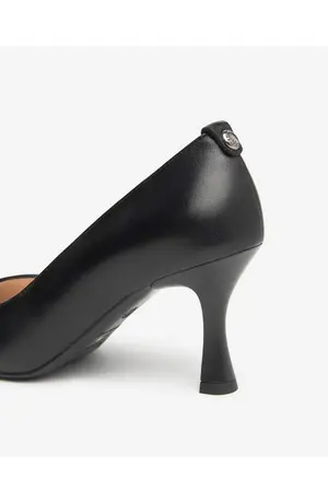 NEROGIARDINI Scalloped Leather Pump