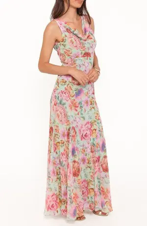 PETAL & PUP Yovana Floral Maxi Dress