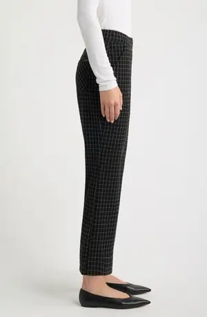 Hue Windowpane Kick Flare Pants