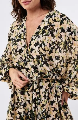 PAPINELLE Serena Kimono Maxi Robe