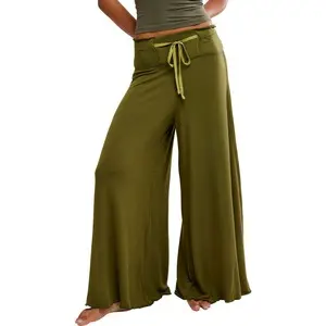 Free People Dream State Wide Leg Lounge Pants - Ferngully