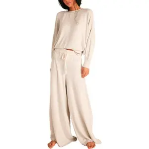 High Rise Ribbed Lounge Pants