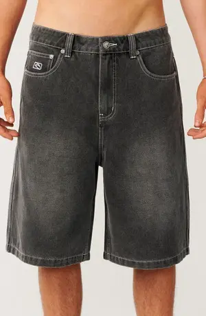 Rip Curl Archive Dirty Denim Shorts - Washed Grey