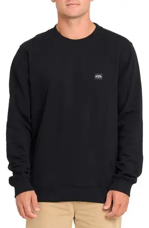 BILLABONG All Day Crewneck Sweatshirt - Black