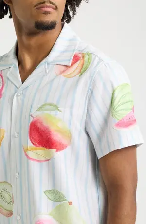 MAVRANS Freshly Picked Weekend Camp Shirt - Blue