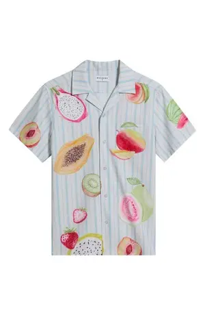 MAVRANS Freshly Picked Weekend Camp Shirt - Blue