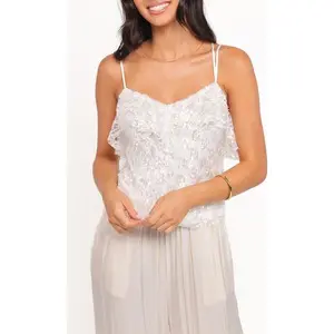 PETAL & PUP Zinnia Sequin Camisole - Ivory