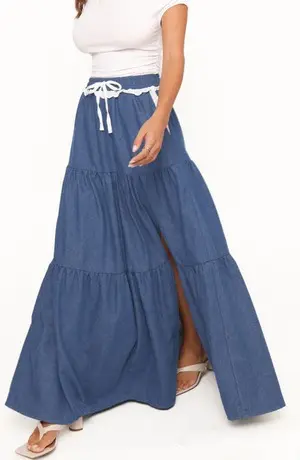 PETAL & PUP Scout Tiered Maxi Skirt