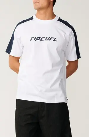 Rip Curl Archive Up Top Graphic Cotton T-shirt - White