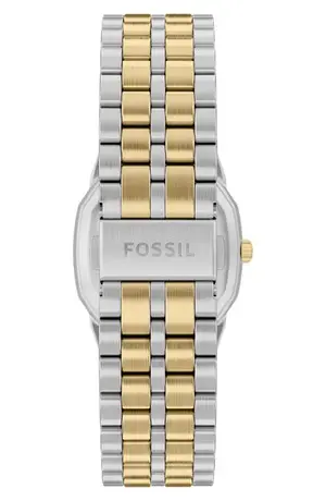 Fossil Harlow Octagonal Case Watch With Guilloche Dial - Two Tone