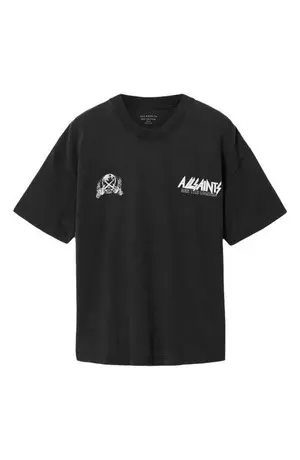 ALLSAINTS Chromium Graphic T-shirt - Washed Black
