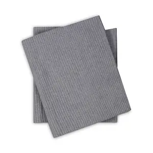 Sofia Cashmere Shaker Ribbed Throw Blanket - Heather Grey
