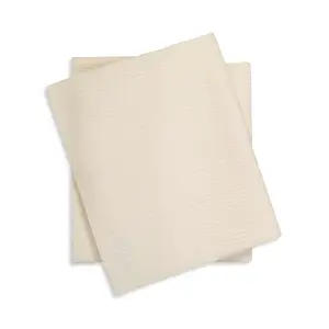 Sofia Cashmere Shaker Ribbed Throw Blanket - Ivory
